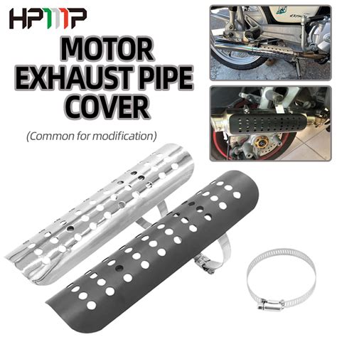 Universal Motorcycle Exhaust Pipe Heat Shield Guard Cover Muffler Pipe