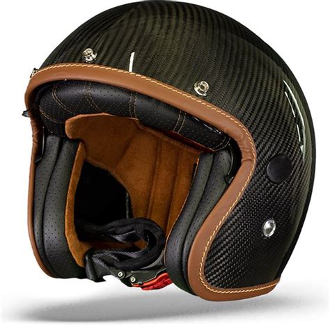 Helstons Naked Helmet Carbon Fiber Black Carbon Shiny Xl Maat Xl