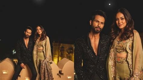 Shahid Kapoor Mira Rajput Share Evening Looks From Sidharth Kiara