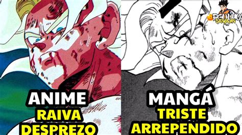 GOKU ANIME VS GOKU MANGÁ QUAL FOI A MELHOR CENA APÓS A DERROTA DO
