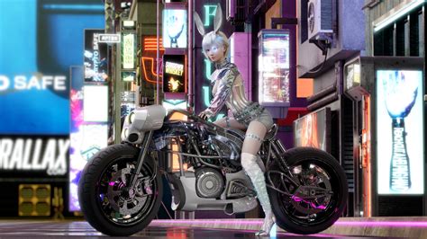 Wallpaper Cgi Digital Art Artwork Illustration Women Motorcycle