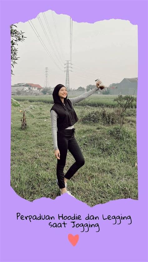 Olahraga Tetap Stylish Lihat Inspirasi Outfit Hijab Ala Ansellma Putri