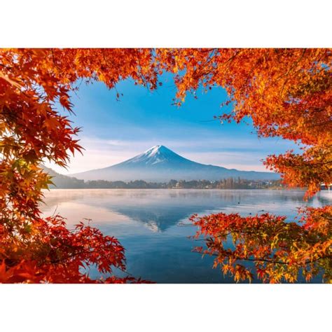 Puzzle 1000 pièces Paysage d automne au Fuji Schmidt Rue des Puzzles