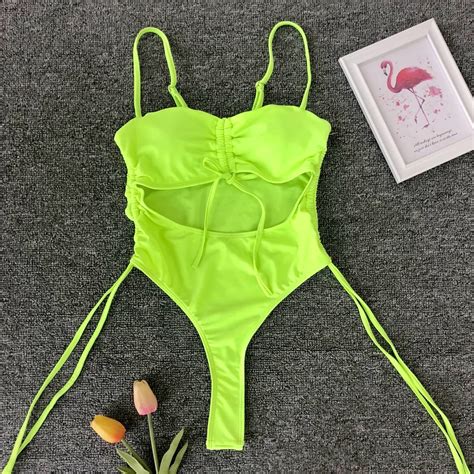 Bañador de sirena de una pieza para mujer traje de baño de corte alto