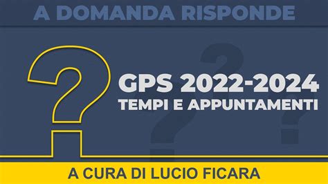 Gps Preferenze 2022 Come Compilare Tutte Le Sezioni Della