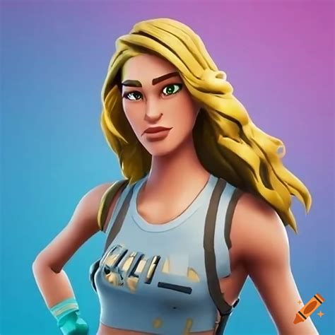 Person Playing Fortnite With Blond Hair On Craiyon