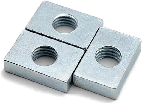 50Pcs Vierkante Moer M3 M4 M5 M6 M8 Rechthoekige Moeren Aluminium