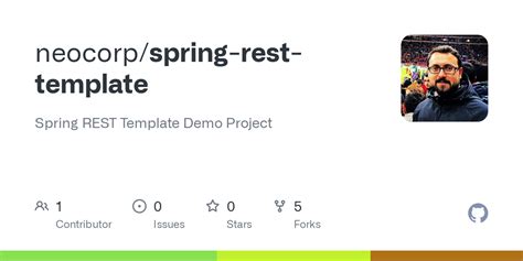 github neocorp spring rest template spring rest template demo project