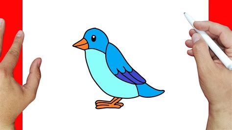como dibujar un pajaro paso paso Dibujos fáciles YouTube