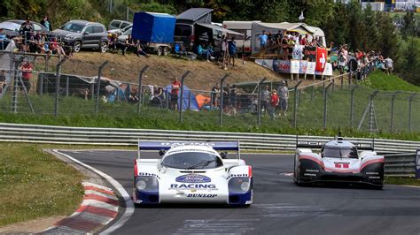 Porsche 956 C 919 Hybrid Evo Driven Together At The Nurburgring