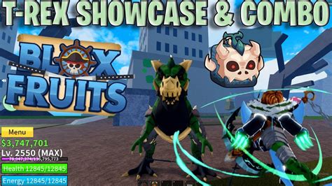 BLOX FRUITS T REX FRUIT SHOWCASE T REX FRUIT COMBO T REX FRUIT FULL