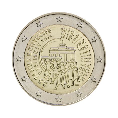 2 Euro Gedenkmünze Deutschland 2015 bfr 25 Jahre Einheit A