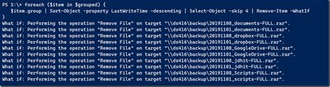 Managing My PowerShell Backup Files The Lonely Administrator