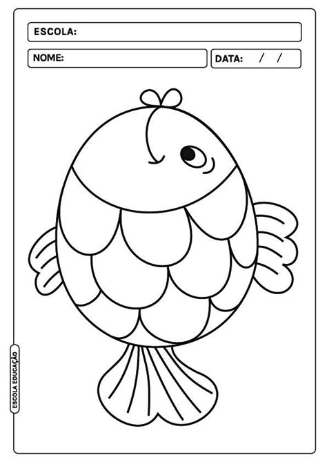 Desenhos De Peixe Para Colorir Atividades Para Imprimir E Colorir