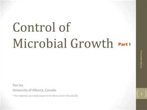 Ppt Control Of Microbial Growth Powerpoint Presentation Free