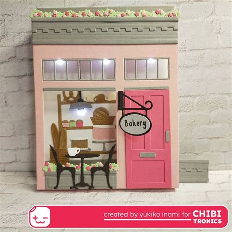 Pop Up Shop Card With LED Sticker Lights Chibitronics Pop Up Box