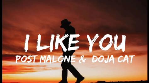 Post Malone I Like You Lyrics Ft Doja Cat YouTube