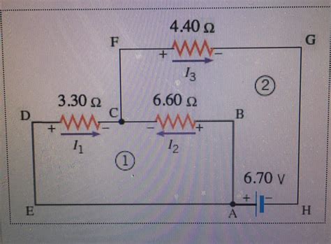 solved use kirchhoff s junction and loop rules to determine