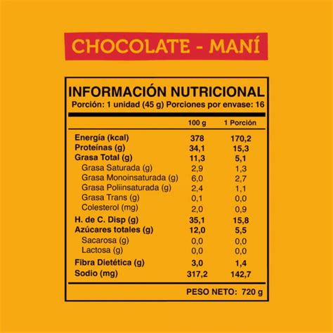 Barritas de proteína Wild Foods 16 Unidades Chocolate Maní