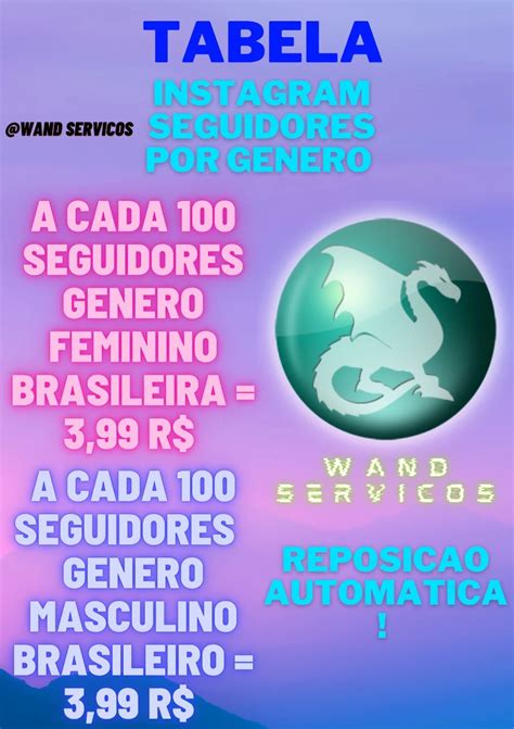 Instagram Seguidores Por Genero O Mais Barato Da Dfg Redes Sociais
