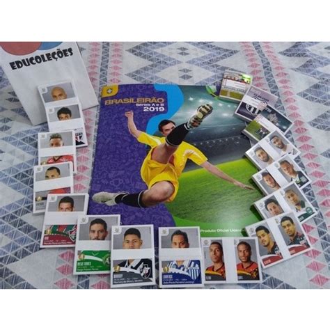 Álbum Campeonato Brasileiro 2019 Completo Figurinhas P colar Submarino