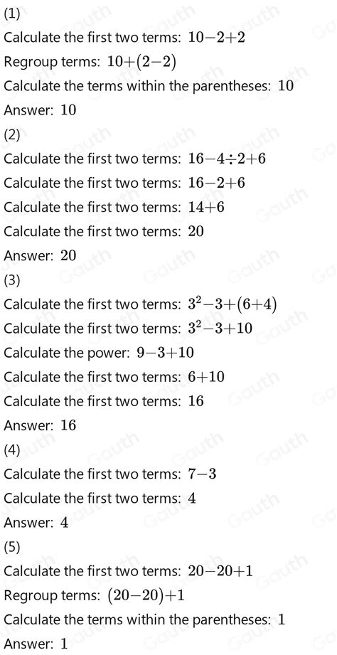 Solved Learning Task Evaluate The Following Expressions Using