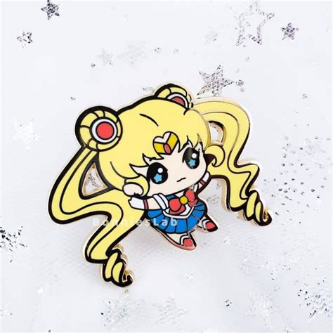 Chibi Sailor Moon Enamel Pin Bonnies Lab