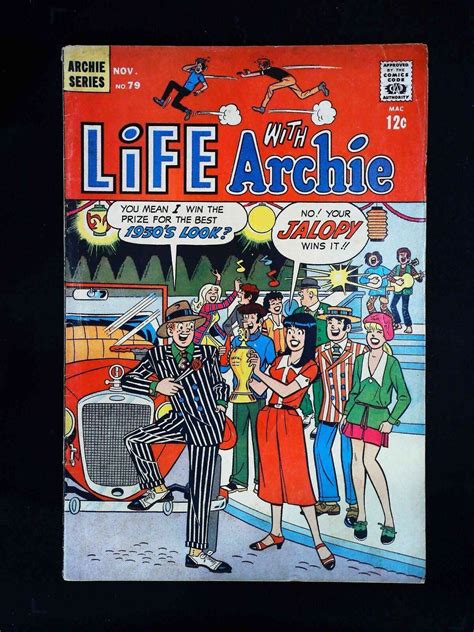 Life With Archie 79 Archie Comics 1968 Fn Comic Books Silver Age
