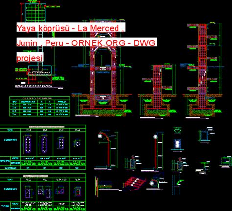 Proje Sitesi Bitki Ve Profil Autocad Projesi
