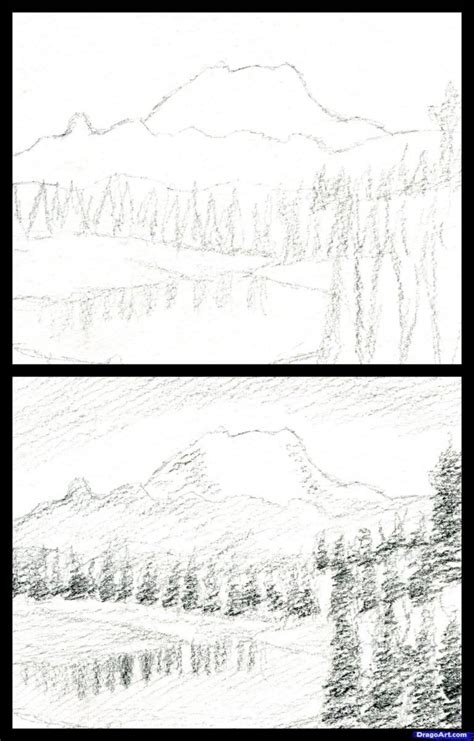 Como Desenhar Paisagens Muito Fácil Aprender a Desenhar