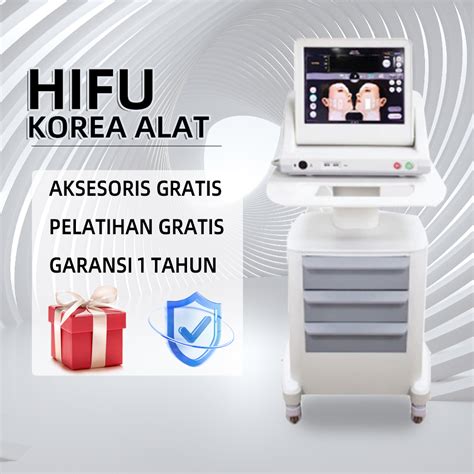 Jual HIFU Alat 5 Cartridge Untuk Meniruskan Wajah Doubel Chin Dengan 12