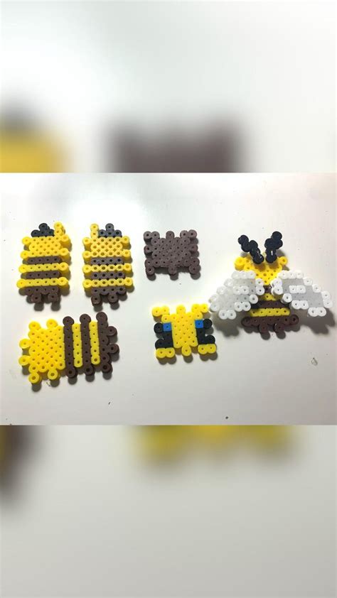 Bee Perler Craft D Perler Crafts Diy Perler Beads Perler Bead Art