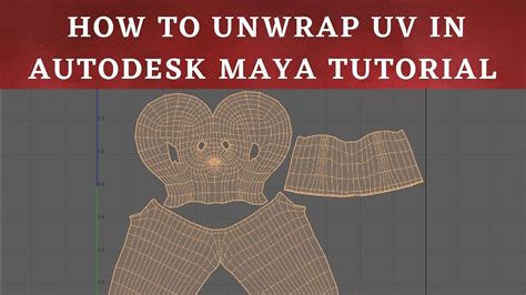 Uv Unwrapping In Autodesk Maya Tutorial Youtube