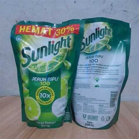 Jual Sunlight Sabun Cuci Piring Jeruk Nipis G Shopee Indonesia