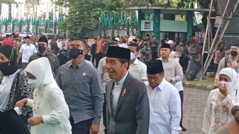 Presiden Jokowi Hadiri Resepsi Satu Abad NU Di GOR Sidoarjo Surya Co Id