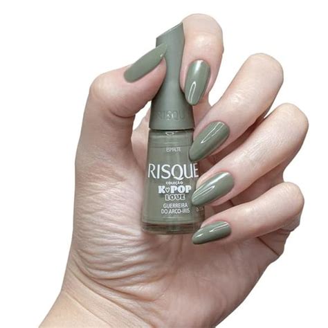 Riograndense Distribuidora Esmalte Risque Cremoso 8 Ml Guerreira Do