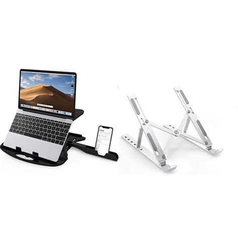 STRIFF Adjustable Laptop Stand Patented Riser Ventilated Portable