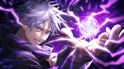 Satoru Gojo Hollow Purple Jujutsu Kaisen K Pc Hd Wallpaper