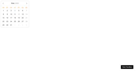 Air Datepicker Import Example Forked Codesandbox