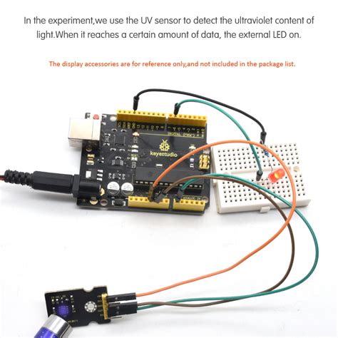 Keyestudio Gy Ml Ultraviolet Sensor Module For Arduino Black