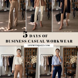 5 Smart Casual Workwear Outfits With Loafers VIDEO LIFE WITH JAZZ