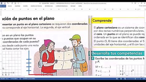 CLASE GEOMETRÍA GRADO 5 REPRESENTACIÓN DE PUNTOS EN EL PLANO YouTube