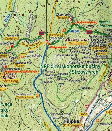 GÓRY IZERSKIE 1 25 000 MAPA TURYSTYCZNA KARTOGRAFIE HP