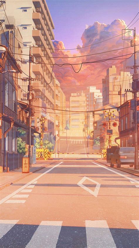 Sunset City Anime Wallpapers Wallpaper Cave
