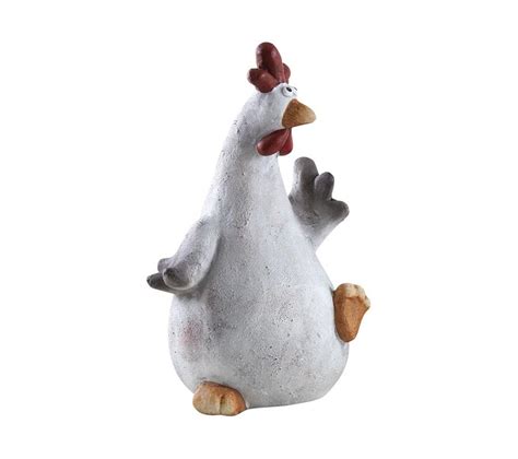 Poule Décorative En Résine Objet de décoration extérieur BUT