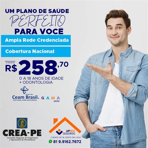 Parceria Crea PE e Upseg Seguros oferecem descontos em planos de saúde
