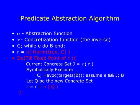 ppt predicate abstraction for software verification powerpoint presentation id 3914916