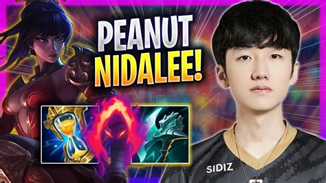PEANUT IS A MONSTER WITH NIDALEE GEN Peanut Plays Nidalee JUNGLE Vs