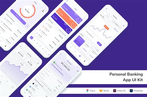App Ui Kit Fig Psd Sketch Xd