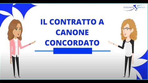IL CONTRATTO A CANONE CONCORDATO YouTube